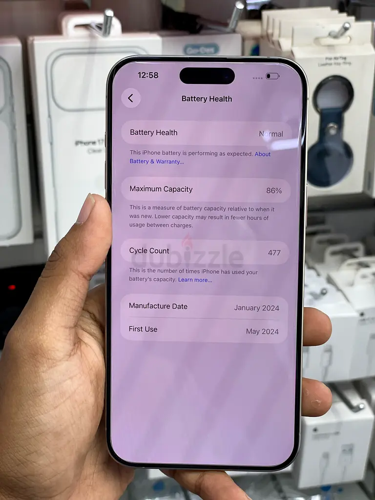 Iphone 15 pro max 256gb full box | dubizzle Sharjah