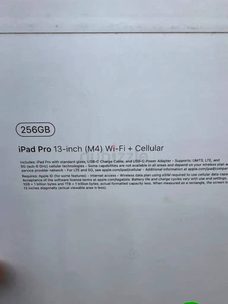 Brand New Apple iPad Pro m4 13 inch 256 black 2024 | dubizzle Dubai