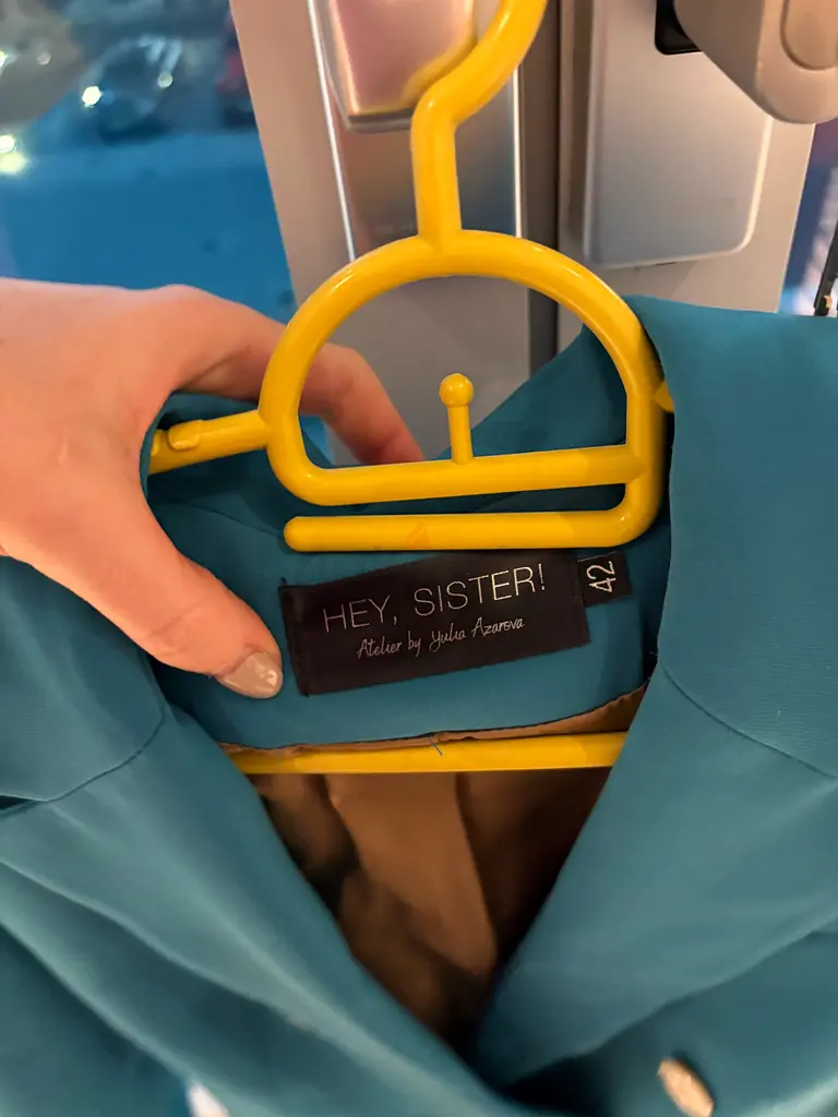 Blazer in Aqua Blue, jacket, size S, tailored. Used once | dubizzle Dubai