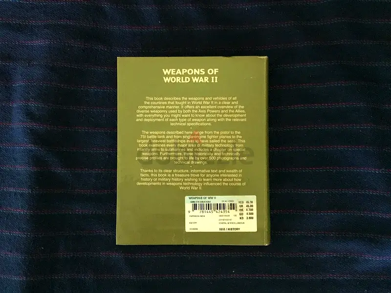 Weapons of World War II (Military Guides) | dubizzle Dubai
