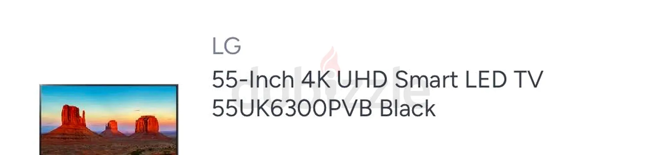 LG 55-inch LED Smart TV | dubizzle Dubai