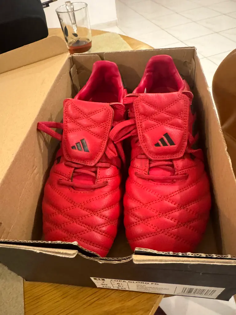Adidas COPA GLORO FG Red football Shoes in Excellent Condition ...
