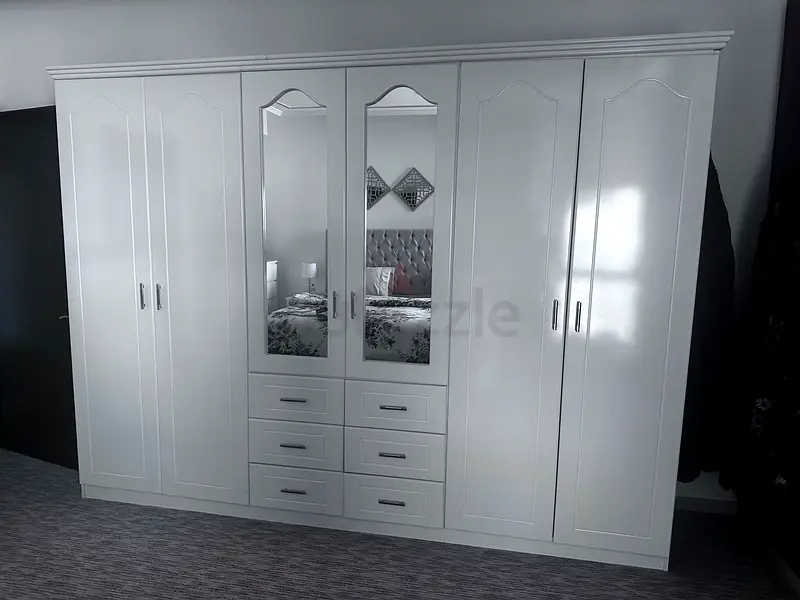 Elegant White Wardrobe with Ample Storage | dubizzle Abu Dhabi