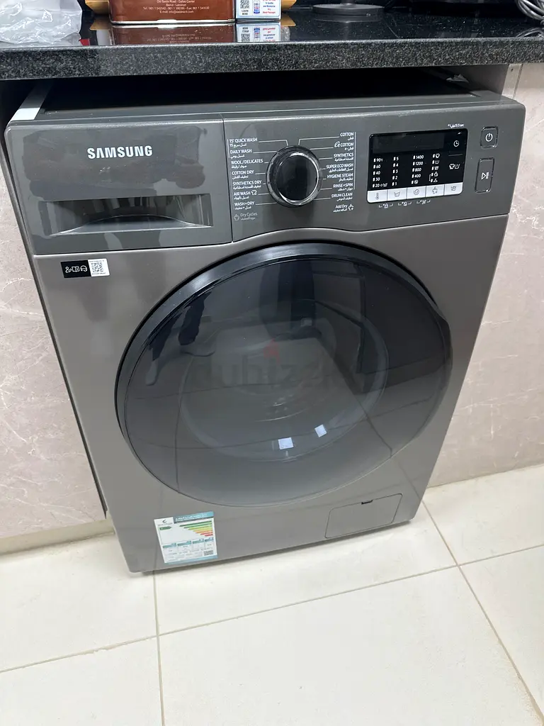 8KG Washer With 6KG Dryer, Eco Bubble, Air Wash, Hygiene Steam With ...