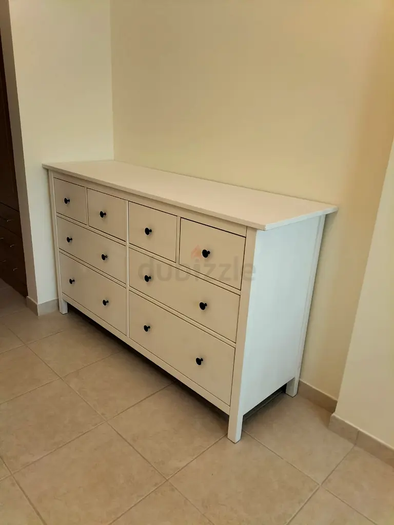 Ikea White Wooden Dresser with Ample Storage For Sale | dubizzle Dubai