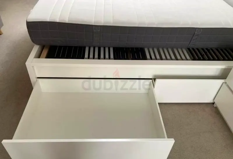 Ikea malm bed and mattress queen size | dubizzle Sharjah