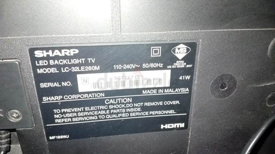 Sharp LED Backlight TV 32 Inc | dubizzle Dubai