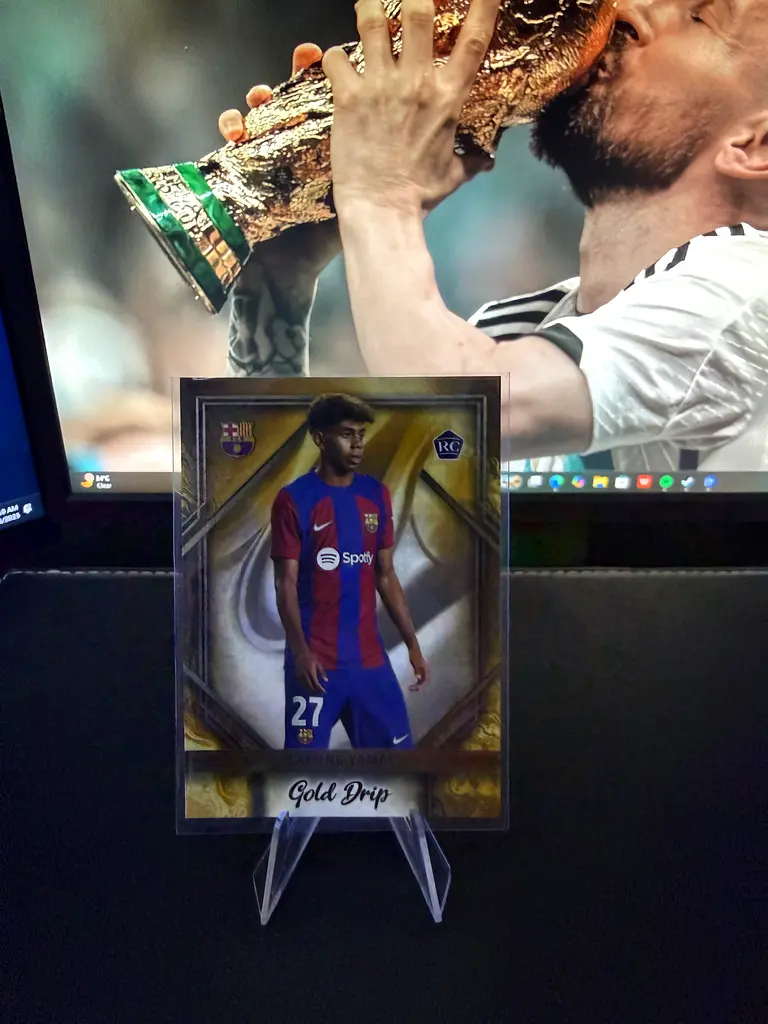 2024/25 Topps Barcelona – Lamine Yamal Gold Drip (Rookie) | Mint ...