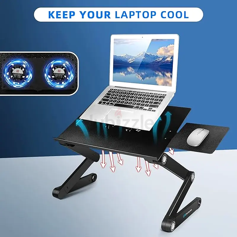 Multifunctional Foldable laptop Stand | free delivery | dubizzle Abu Dhabi