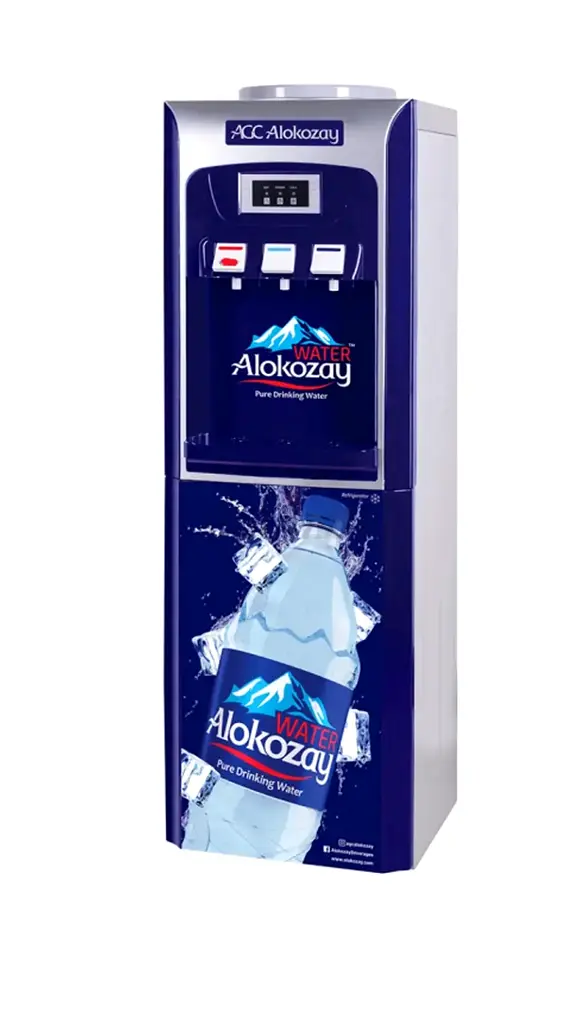 Alokozay Water Dispenser – Hot, Normal Cold With Refrigerator ...