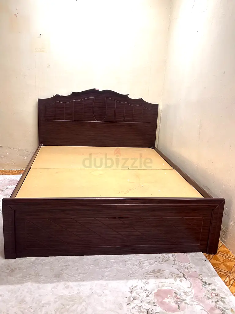 Sturdy Brown Bed Frame with Storage Underneath | dubizzle Sharjah