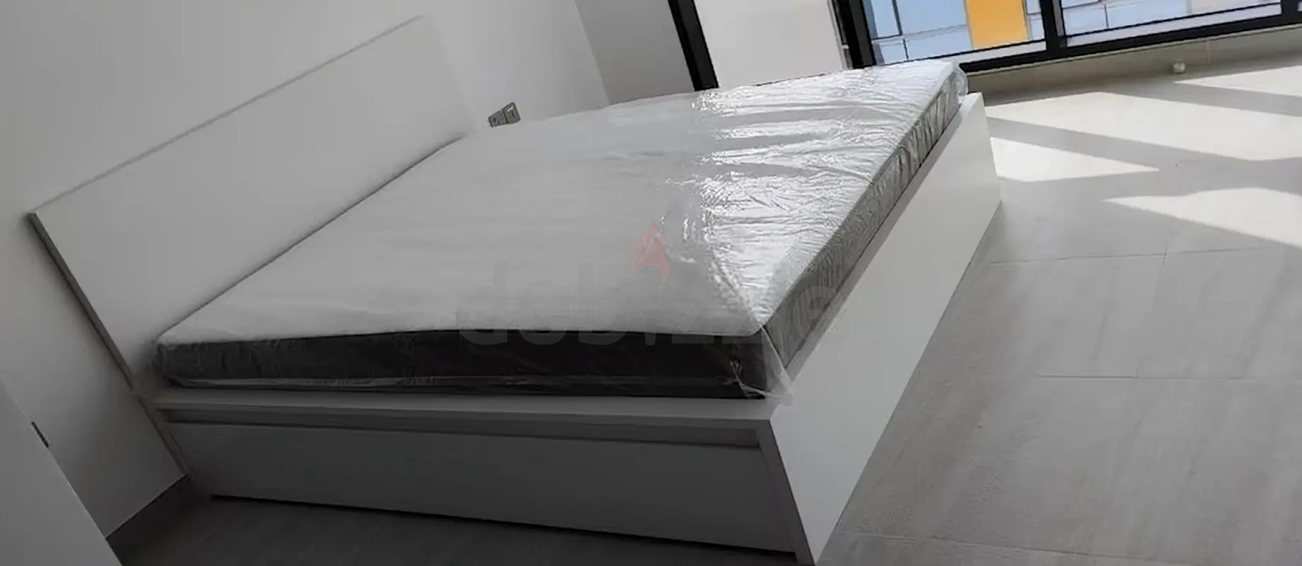 Ikea malm king bed with Ikea mattress | dubizzle Dubai