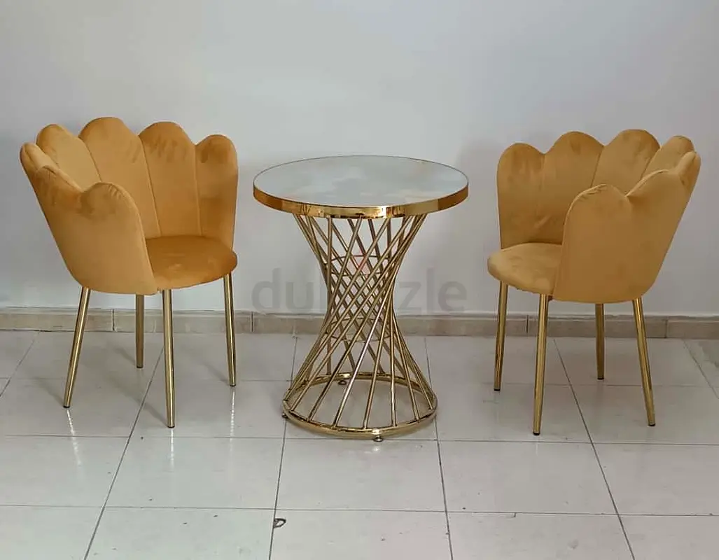 Dining Table 2 Seater - Soft Velvet 2 Seater Dining Table Set ...