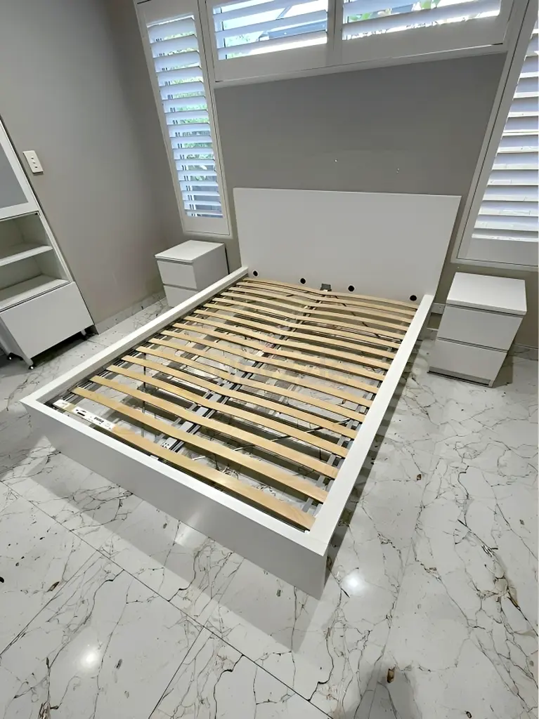 Ikea Bed and Mattress/Queen size | dubizzle Abu Dhabi