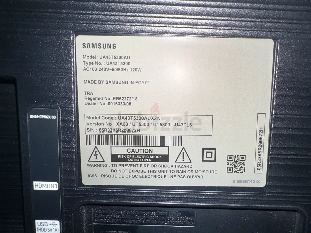 Samsung 43-inch UHD TV - Model UA43T5300AUZ | dubizzle Dubai