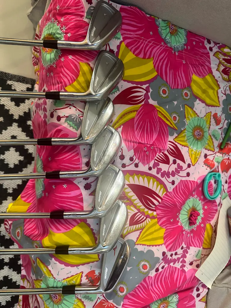 Mizuno MP18 irons set (4-PW) with KBS stiff shafts for 1200AED | dubizzle Dubai