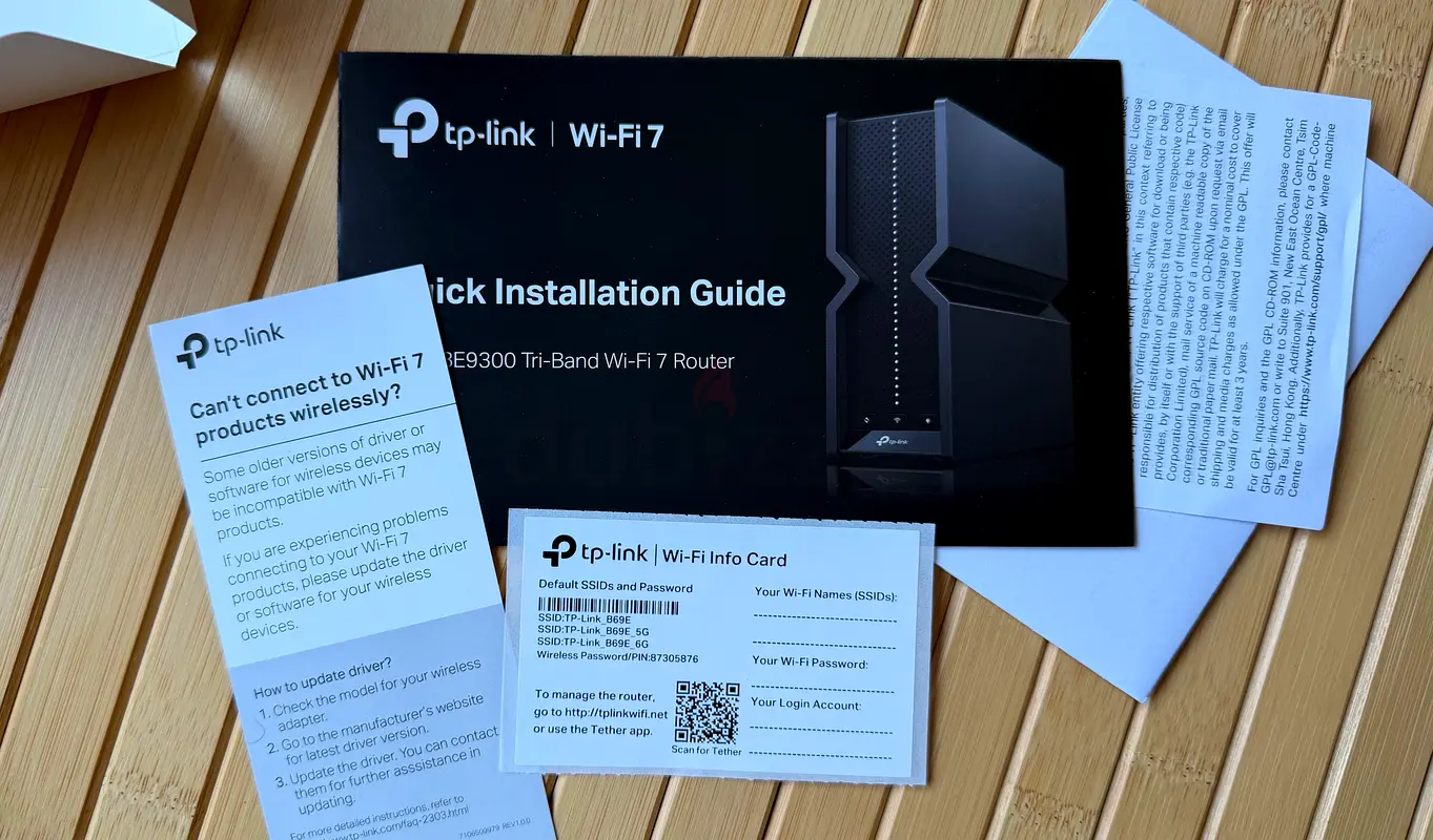 TP link Archer BE550 New BE9300 Tri-Band Wi-Fi 7 Router | dubizzle Dubai