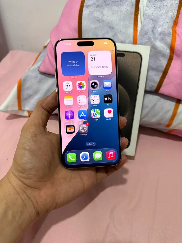 iPhone 15 Pro Max 256gb TRA Natural Titanium | dubizzle Sharjah