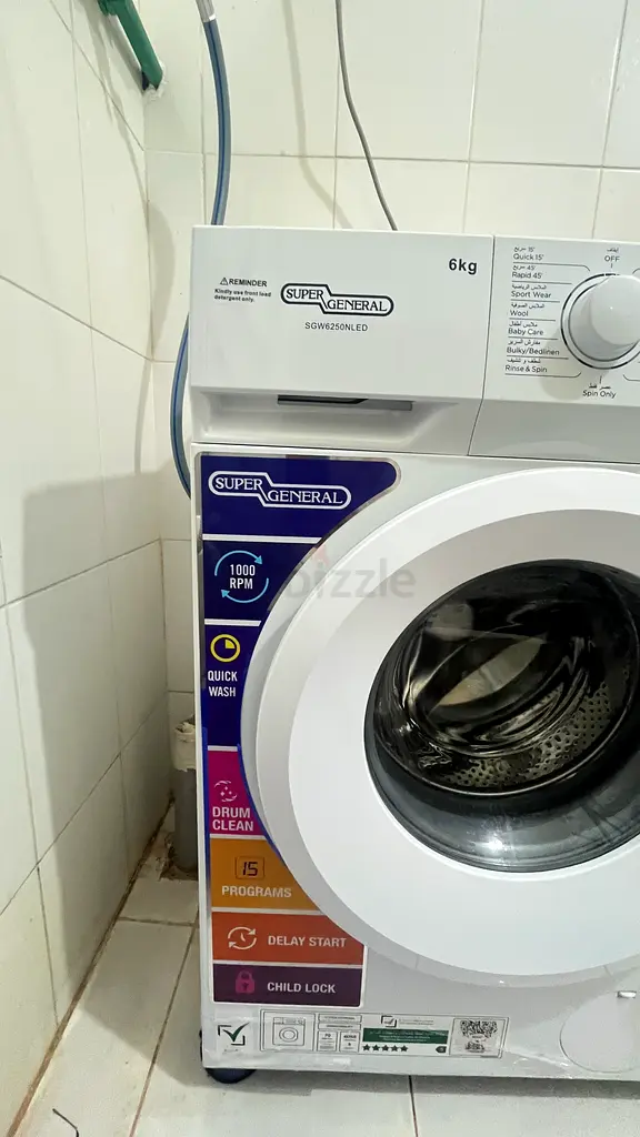 Automated 6 kg washing machine with 1 year warranty | dubizzle Dubai