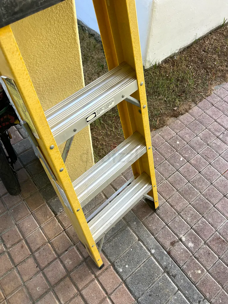 Sturdy Yellow Step Ladder for Safe Access | dubizzle Dubai