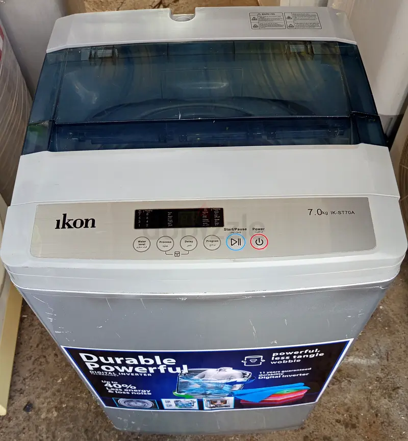 Ikon 7.0kg Washing Machine - Perfect for Your Laundry Needs | dubizzle Sharjah