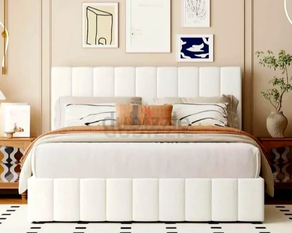 Brand New Luxury cotton fabric Queen family Bed including Top Memory ...