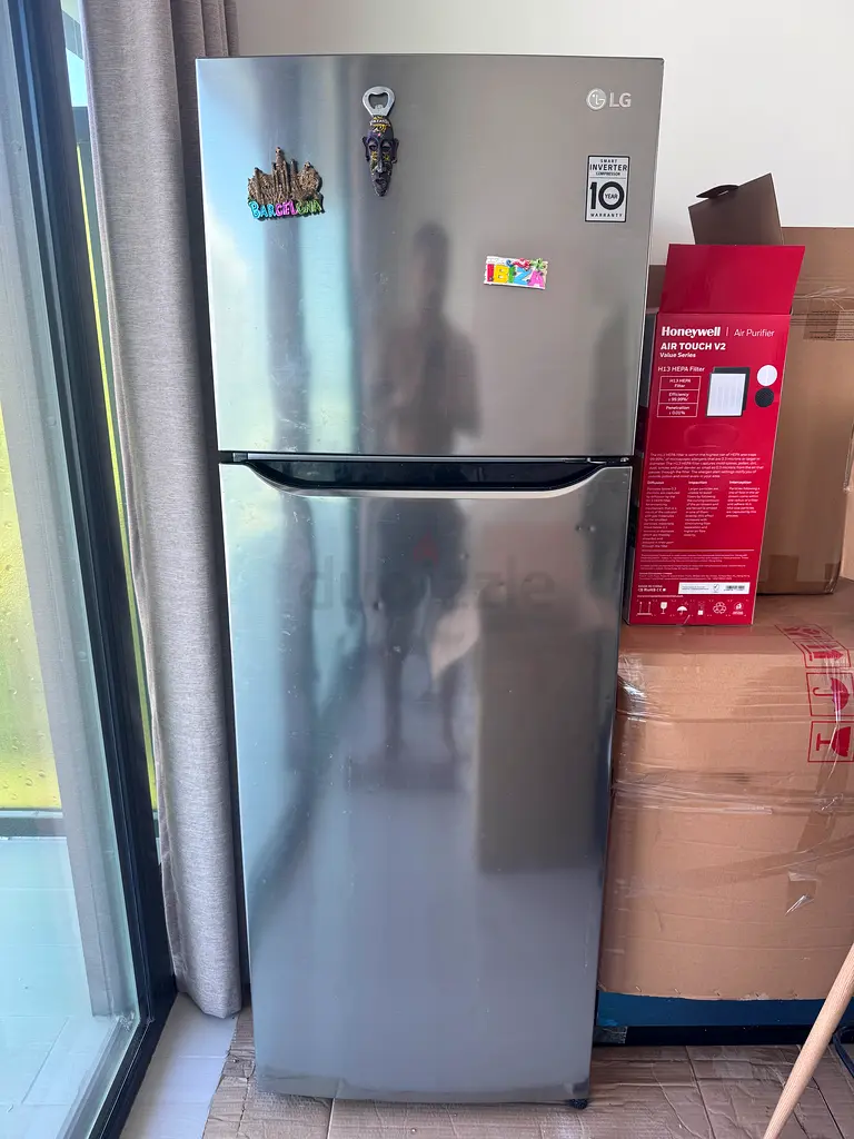 LG T234L Platinum Silver Fridge – Great Condition | dubizzle Sharjah