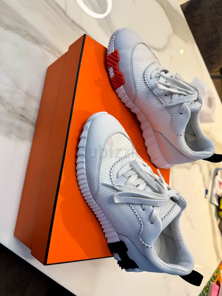 Hermes bouncing sneakers - Rare colourway - USED 1 month old | Size 40 ...