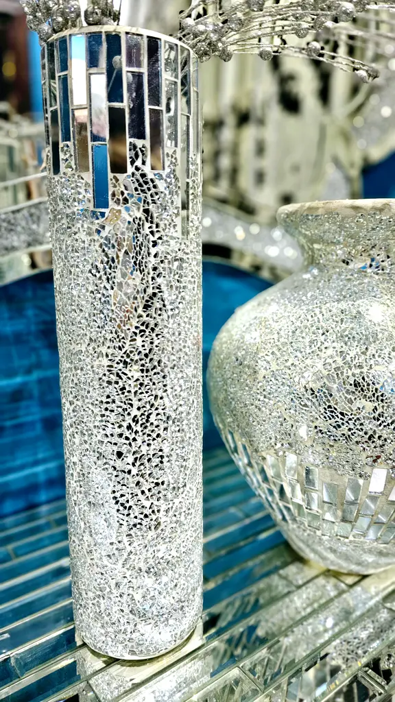Elegant Decorative Crystal Vases Set | دوبيزل دبي