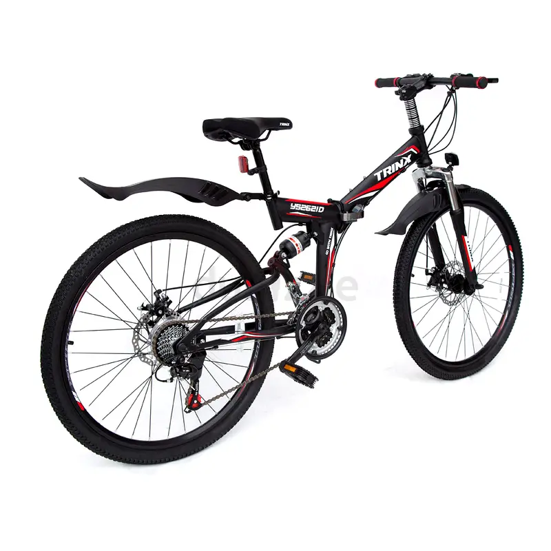 24 Folding Mountain Bicycle 21 Speed Shimano Foldable Bike Black Color | dubizzle Dubai