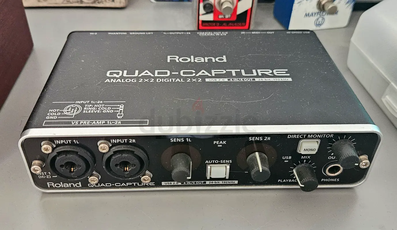 Roland Quad-Capture Audio Interface for Musicians | dubizzle Dubai