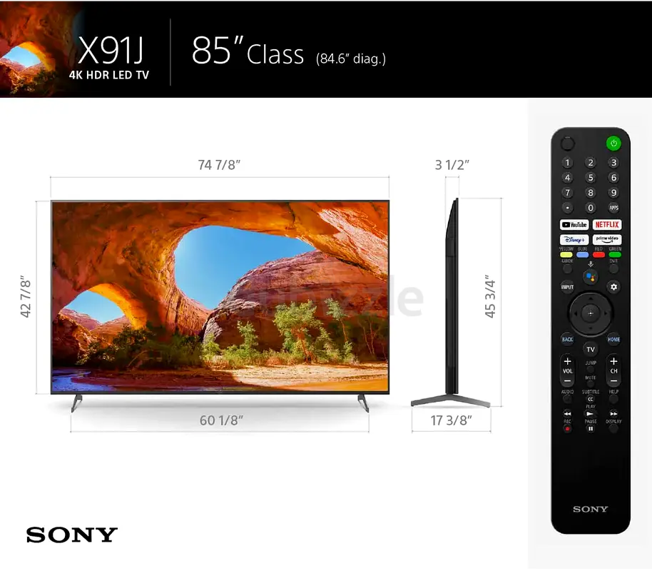 Sony 85 inch Tv - Bravia Full Array LED Tv | New | Free Delivery ...