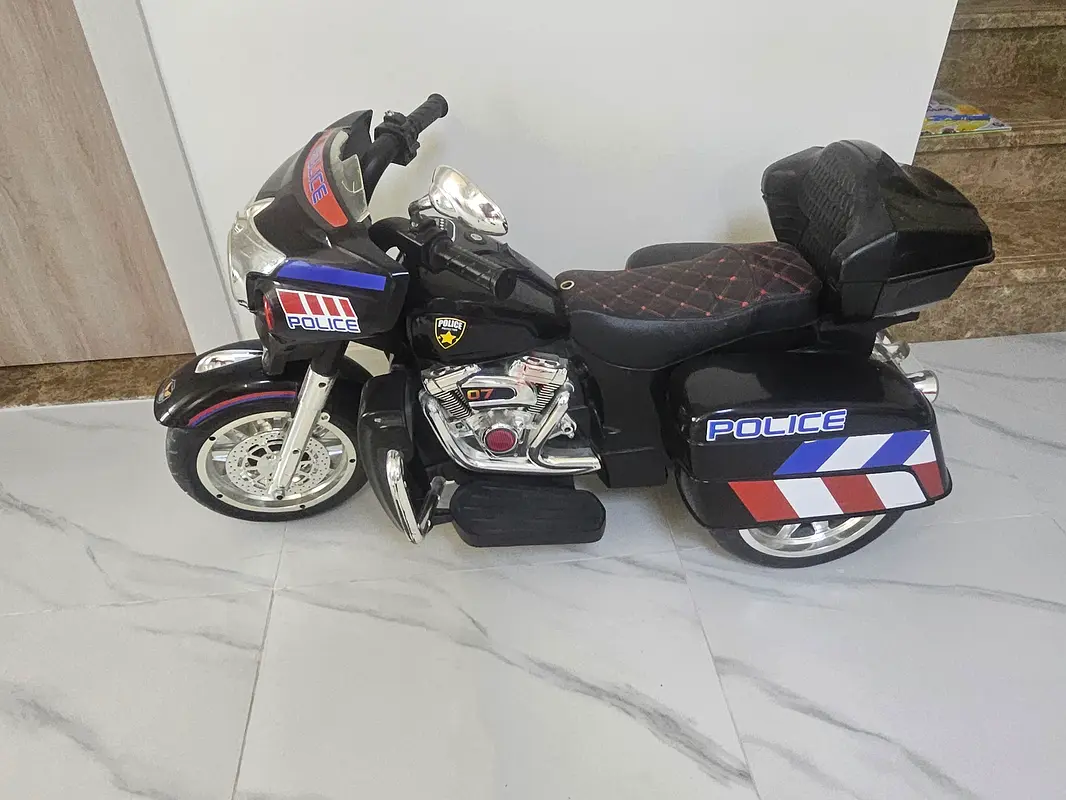 Kids Ride-On Electric Police Motorcycle | dubizzle Dubai