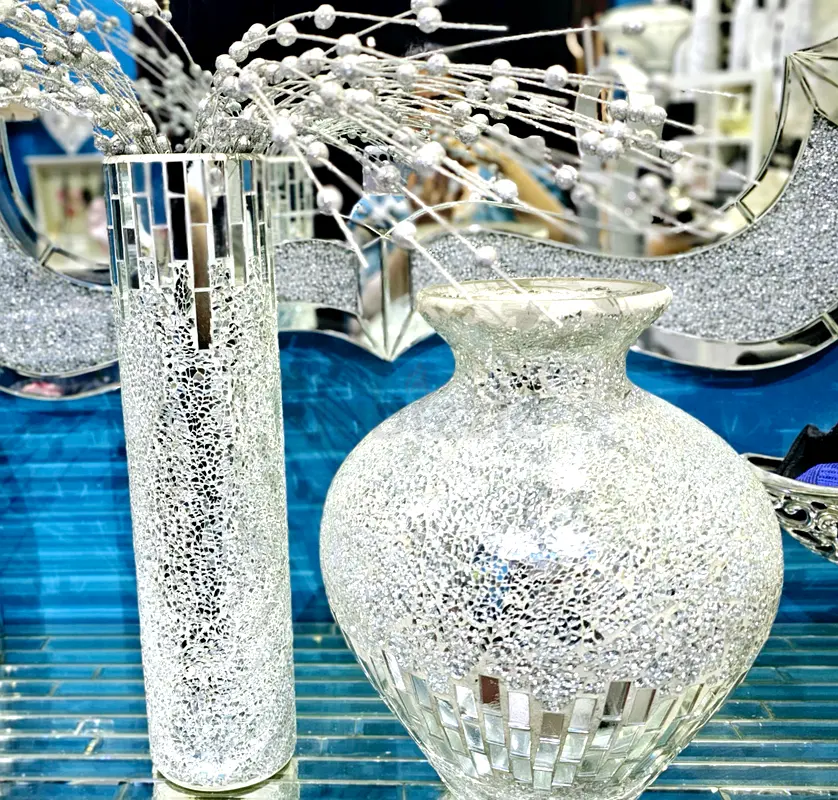 Elegant Decorative Crystal Vases Set | dubizzle Dubai