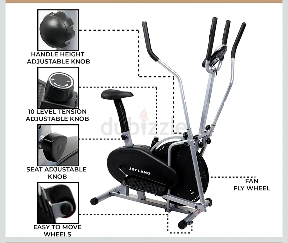 Sky land exercise manual bike | dubizzle Sharjah