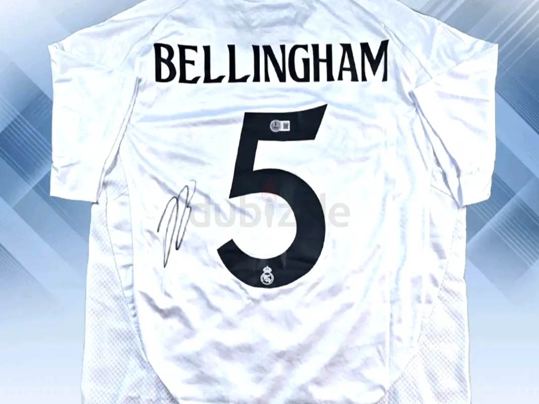 Signed Jude Bellingham Jersey Real Madrid. Beckett | dubizzle Dubai