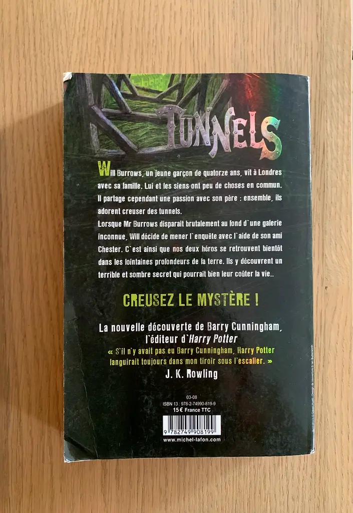 French Book TUNNELS Roderick Gordon | dubizzle Dubai