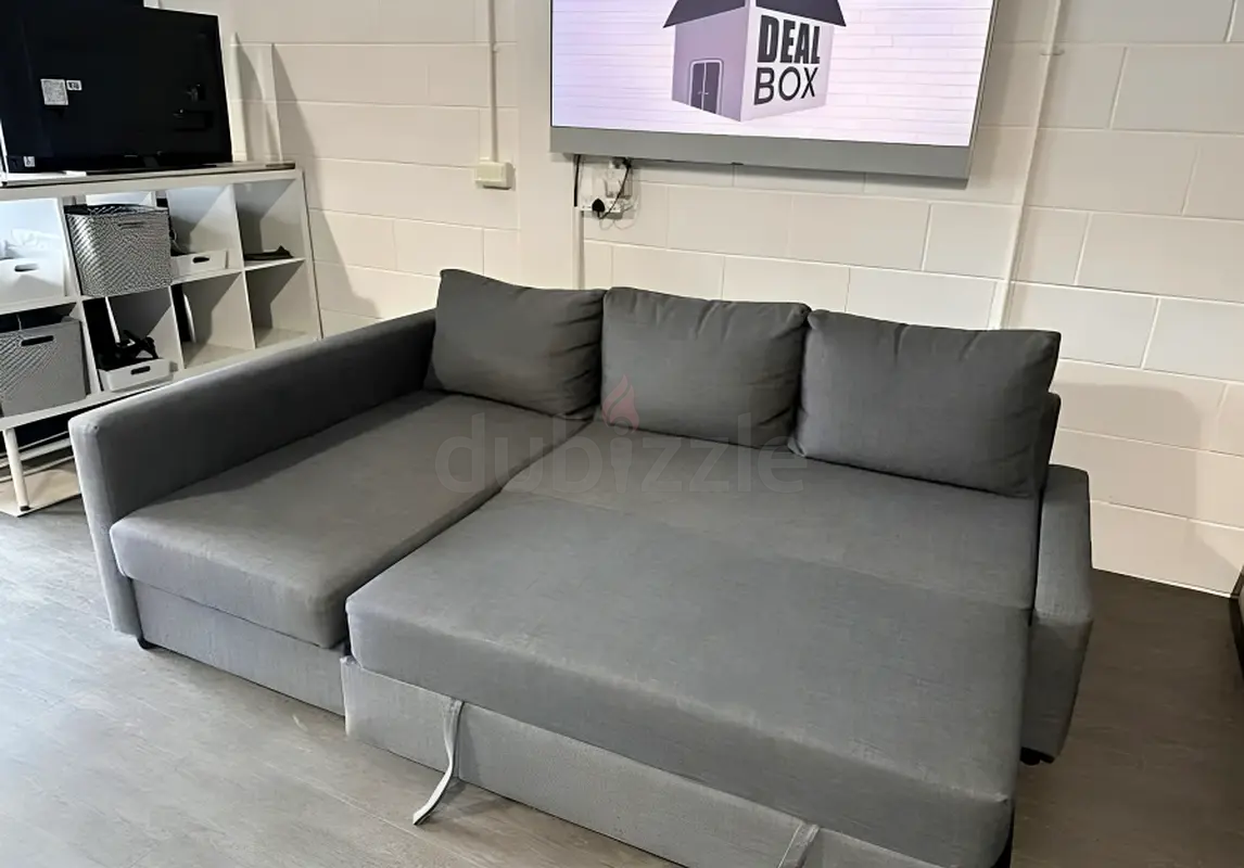 IKEA Friheten Comfortable Grey Sofa Cumbed for Sale | dubizzle Dubai