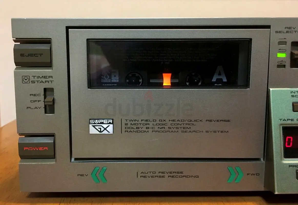 Akai GX-F66RC Stereo Cassette Deck – Super GX Heads – Auto Reverse ...