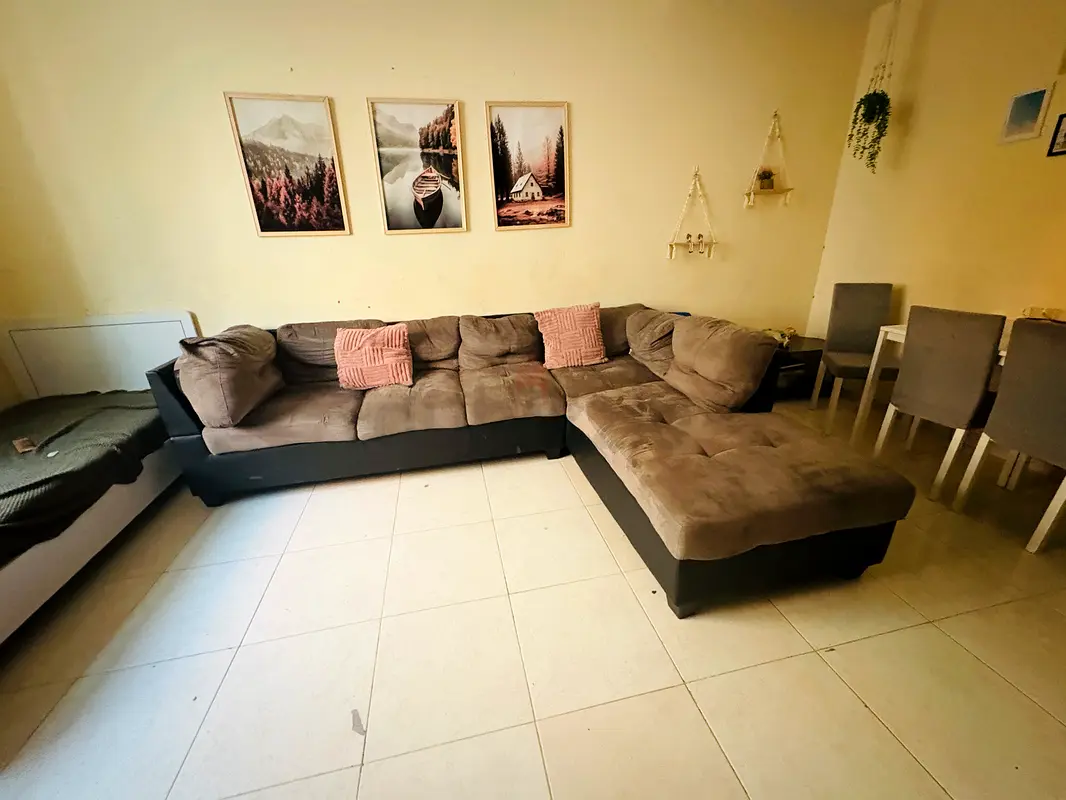Panhome corner sofa 1 year old for sale | dubizzle Abu Dhabi