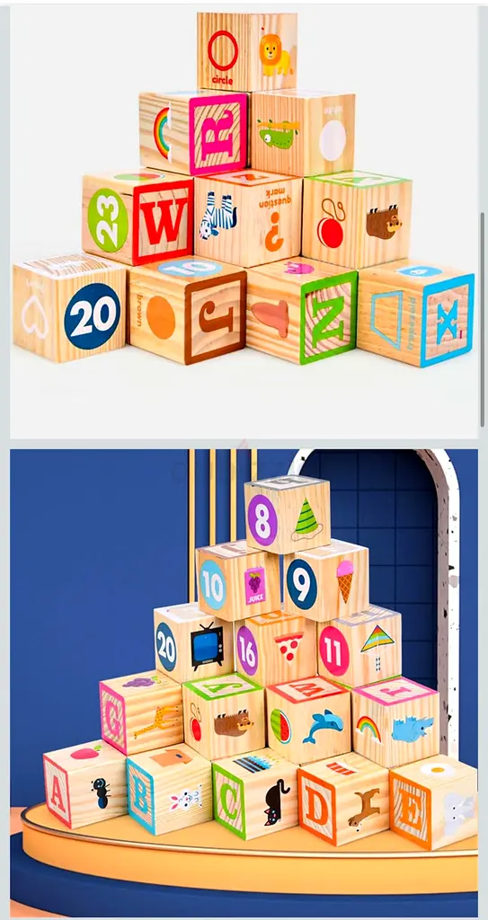 Kids Toys wodden alphabet blocks | dubizzle Dubai