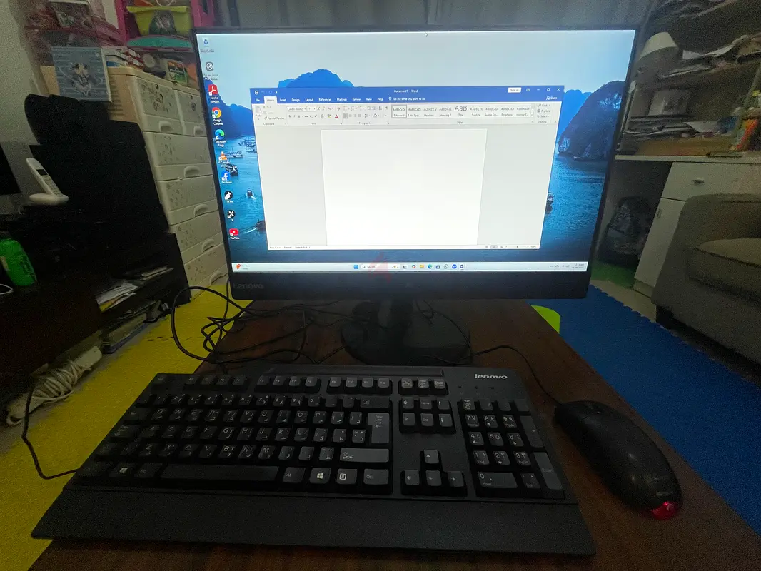 LENOVO ALL IN ONE PC V510Z 23’ INTEL CORE i7 FHD 16GB RAM 256GB SSD WIN ...