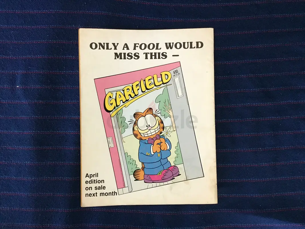 Vintage Garfield Comic (March 1993) | دوبيزل دبي