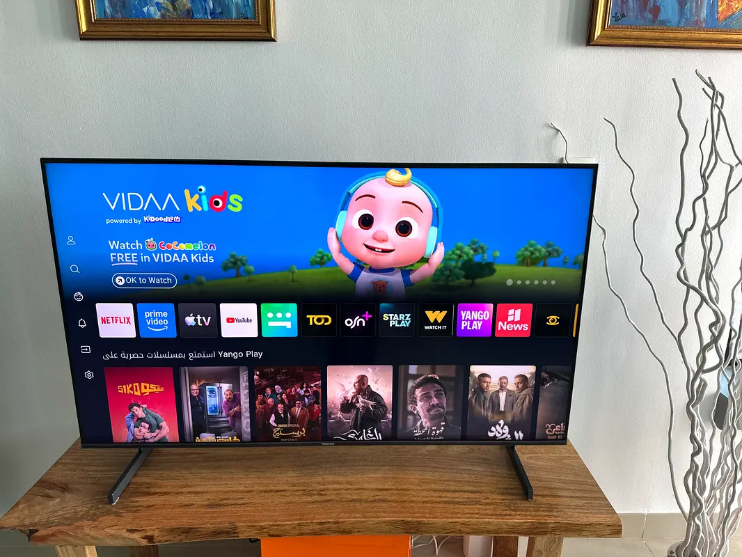 Smart LED TV with Multiple Streaming Options Hisense 55U6K PRO MiniLED ...