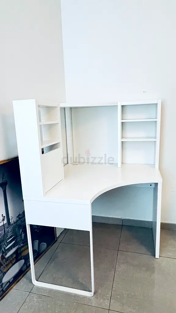 IKEA corner desk workstation, white | dubizzle Dubai