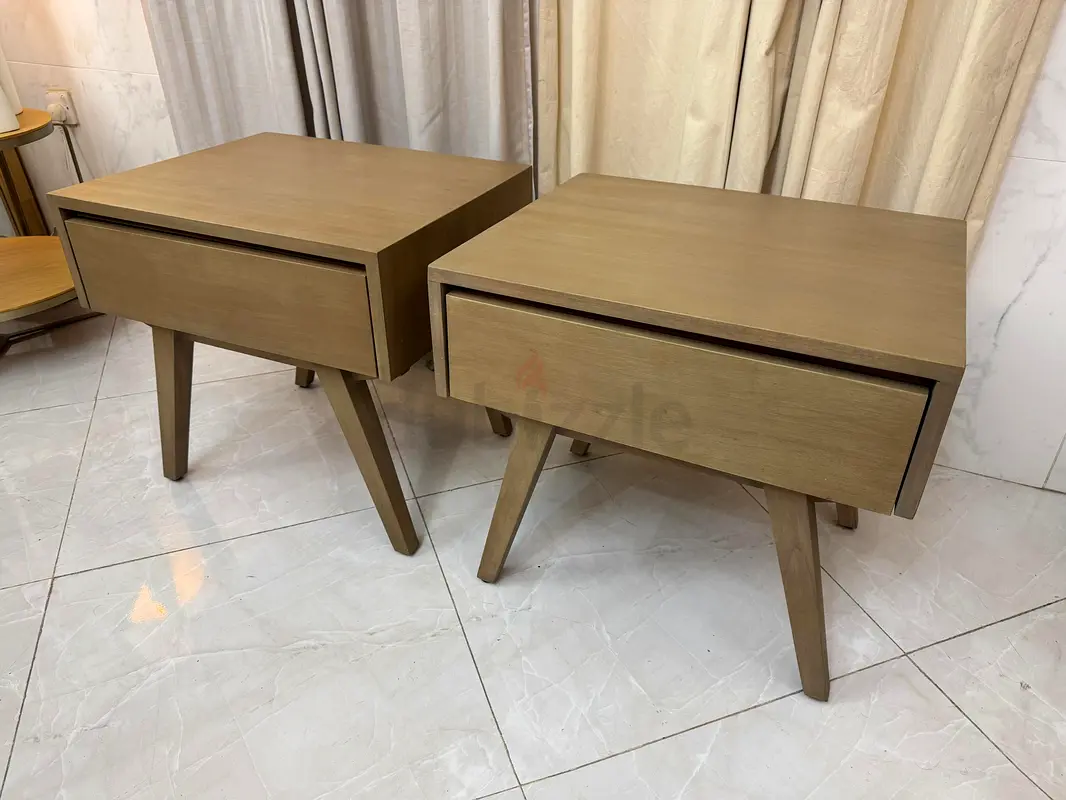 Wooden modren side tables with drawers | dubizzle Dubai