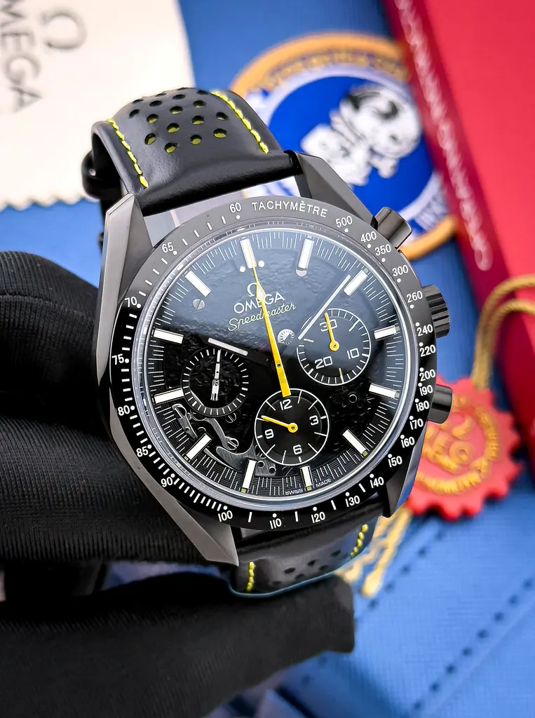 Omega Speedmaster Chronograph Dark Side Of The Moon 44 Mm Super Clone ...