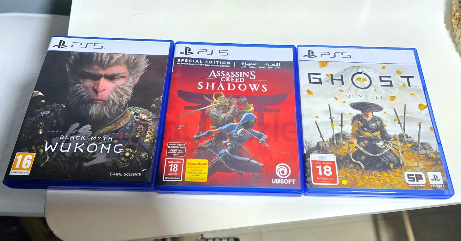 Exciting PS5 Game Collection: Black Myth Wukong, Assassins Creed ...