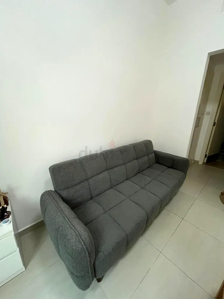 Comfortable Grey Sofa Cum Bed for Sale | dubizzle Abu Dhabi