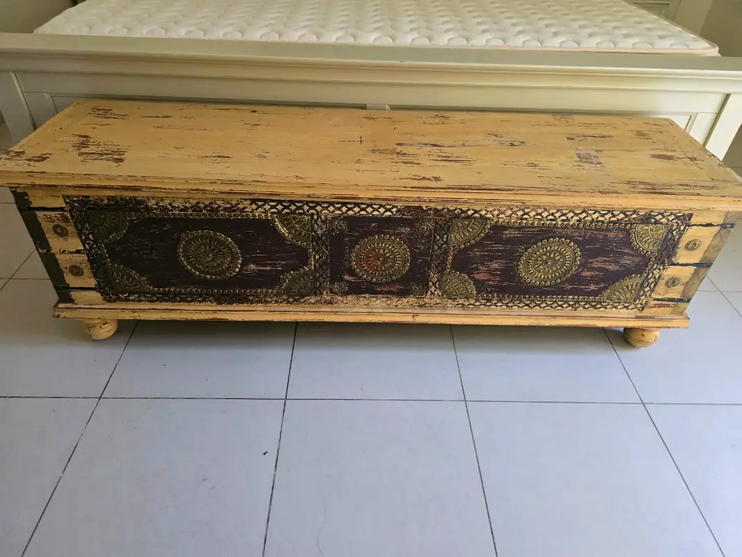 Vintage Chest with Intricate Carvings | dubizzle Dubai